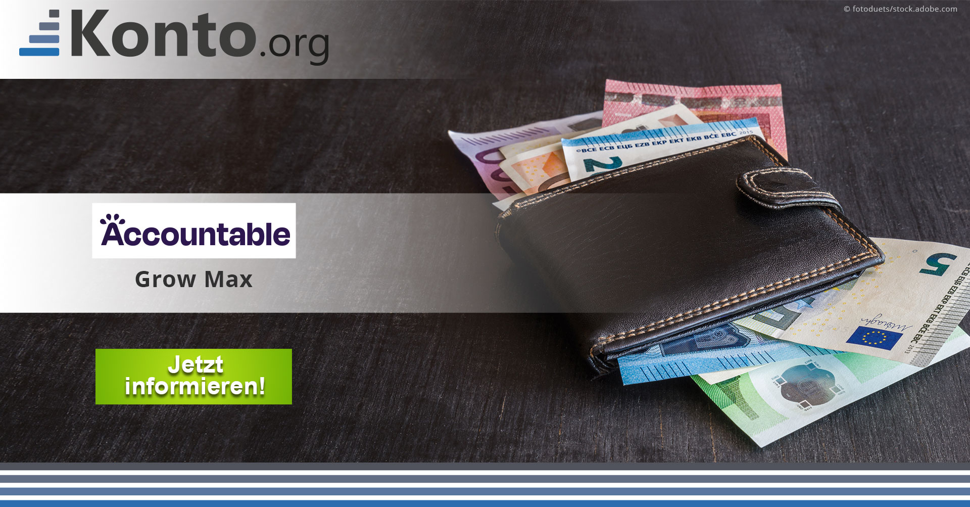 Accountable Grow Max Geschäftskonto mit automatisiertem Steuerkonto