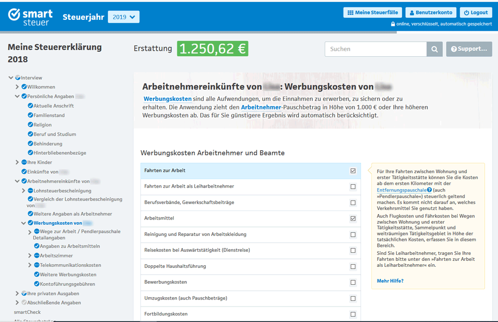 smartsteuer von der Smartsteuer GmbH im Vergleich