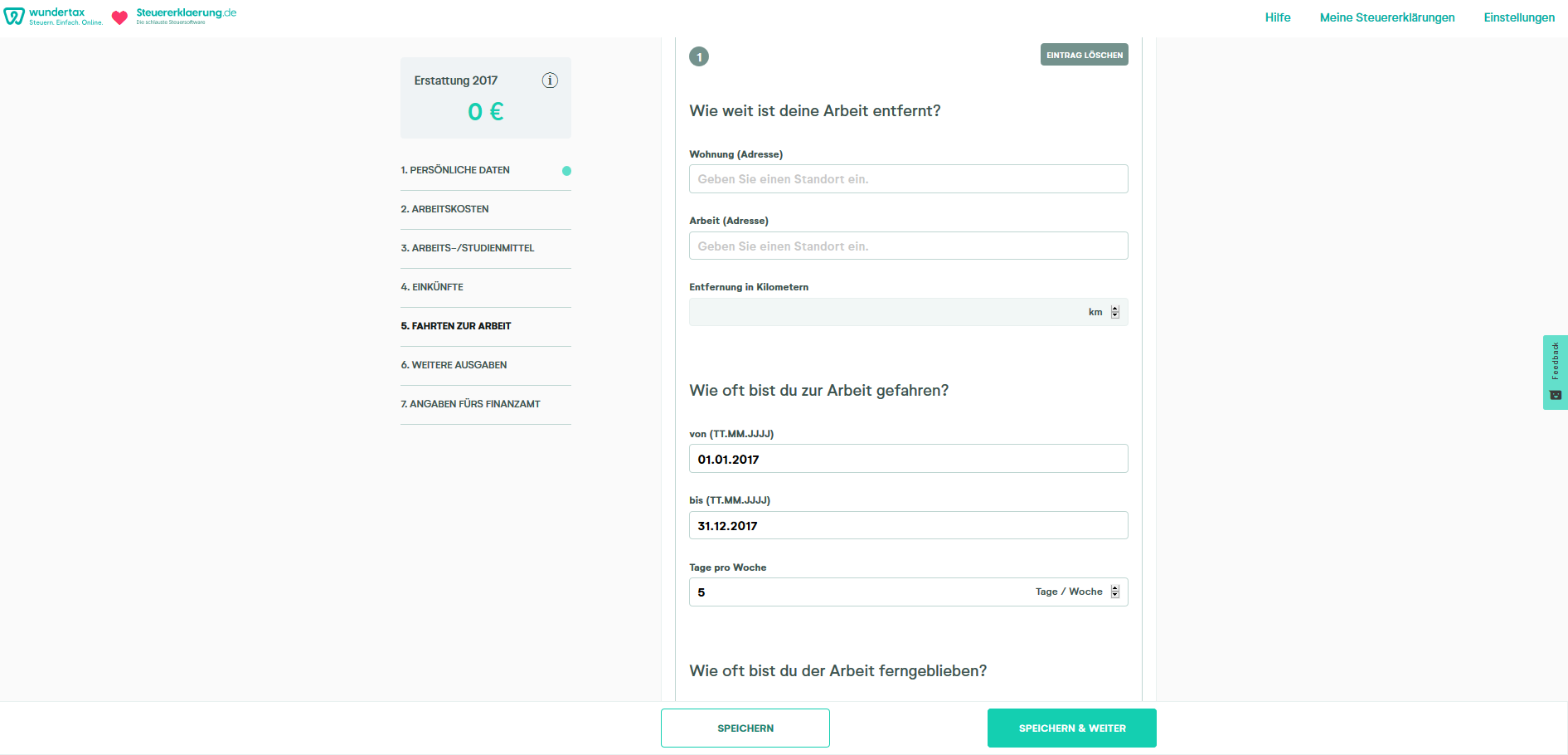 wundertax im Test und Vergleich
